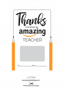 Free Printable For an Amazon Gift Card – Just Posted